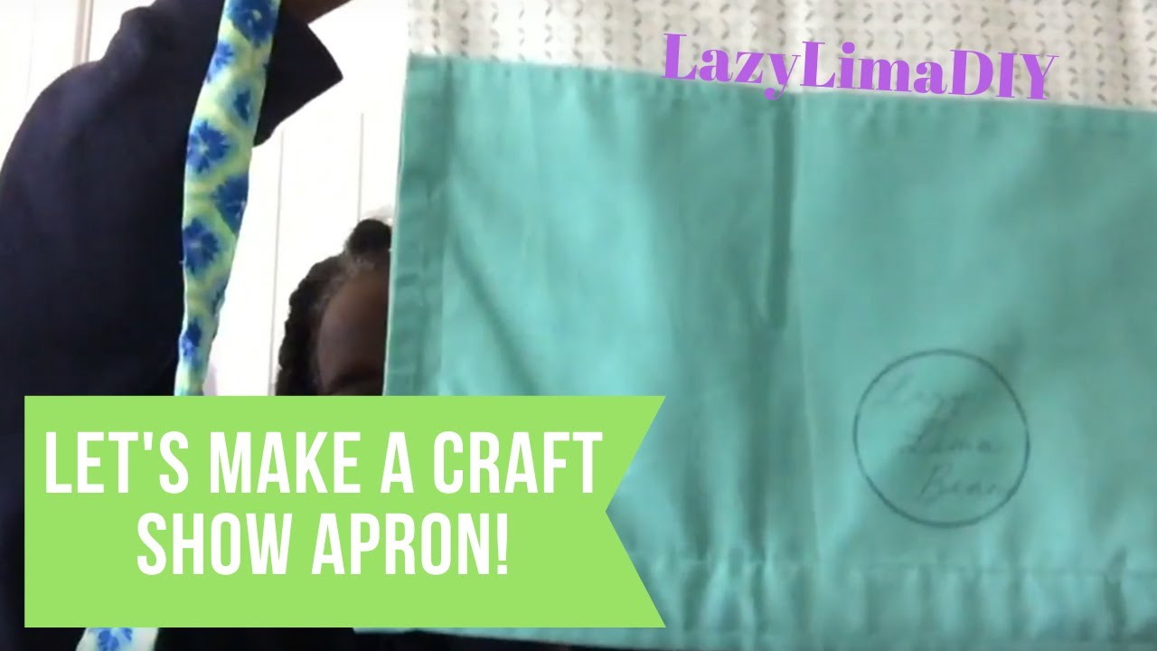 Make a Craft Show Apron - Quick and Easy! - YouTube