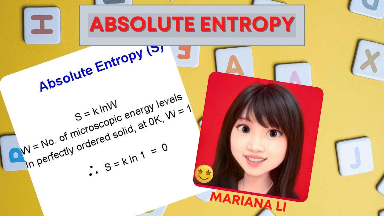 A Level Chemistry: Absolute entropy - YouTube