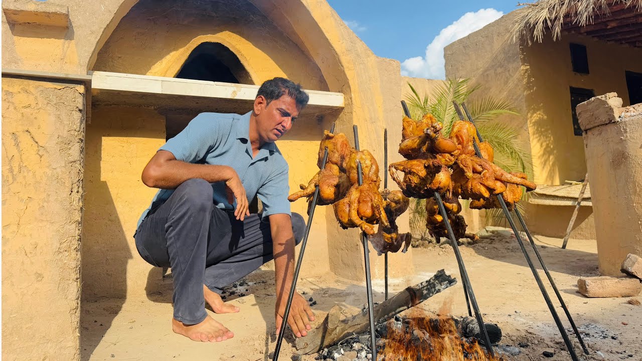 Aaj Full Chicken Sajji bnai||How to Make Chicken Sajji - YouTube