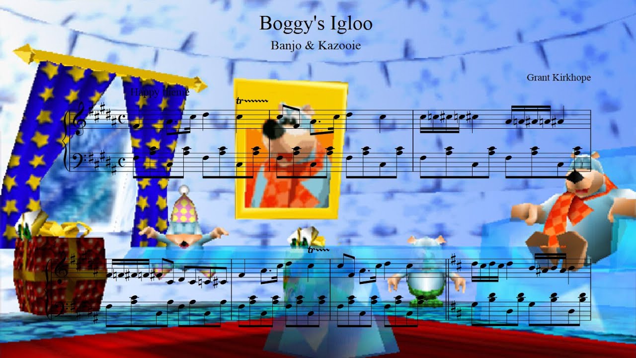 Boggy's Igloo - Banjo & Kazooie (piano arrangement) - YouTube