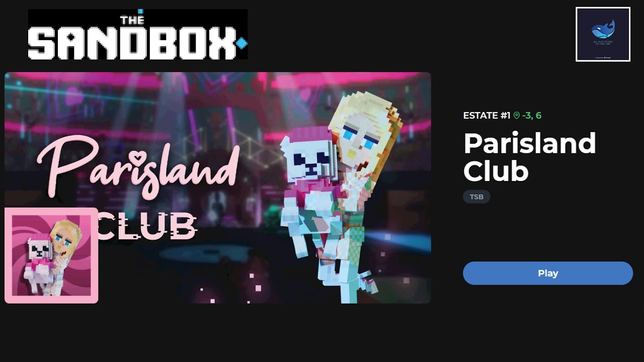 Sandbox Parisland Club - YouTube