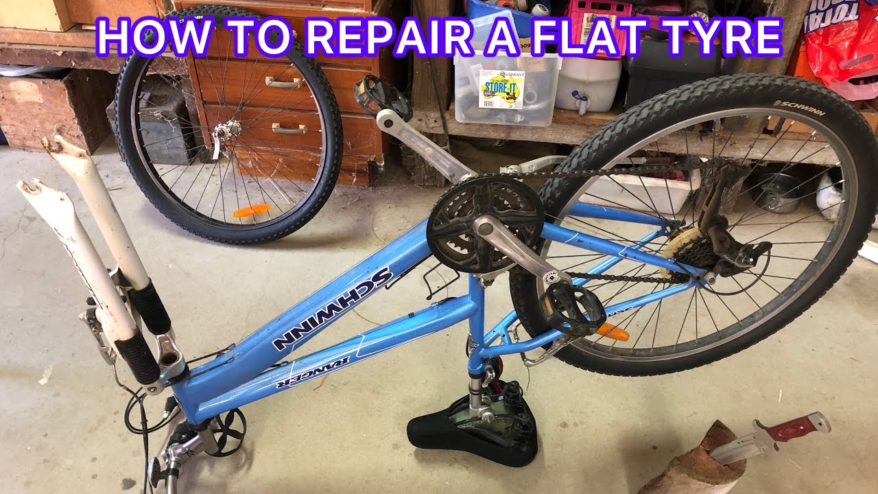HOW TO REPAIR A FLAT TYRE ON A PUSH BIKE | SEPS ADVENTURES - YouTube