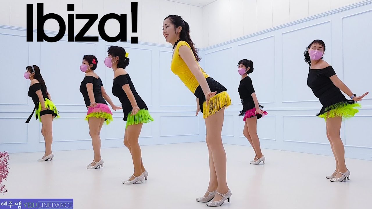 [예주쌤라인댄스]Ibiza! Line Dance - YouTube
