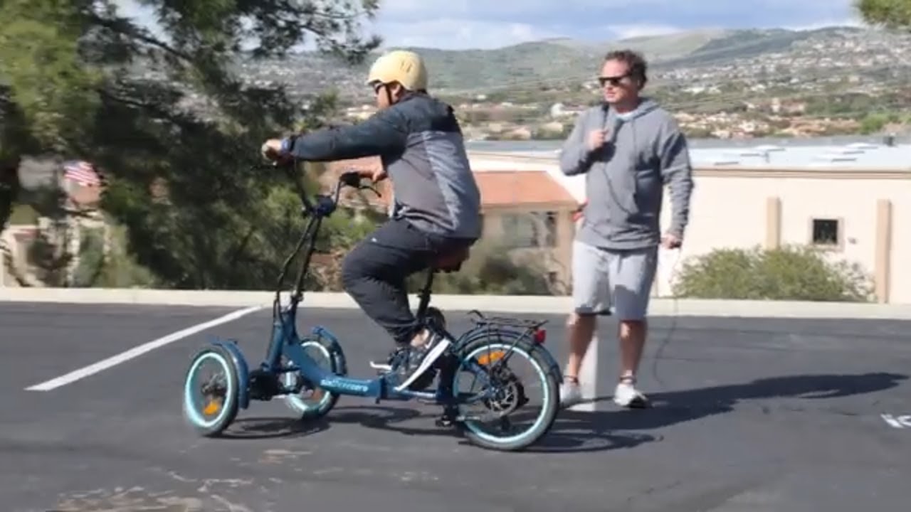 Crazy, Cool Reverse E Trike! First Time Rides on this Reverse Tricycle ...