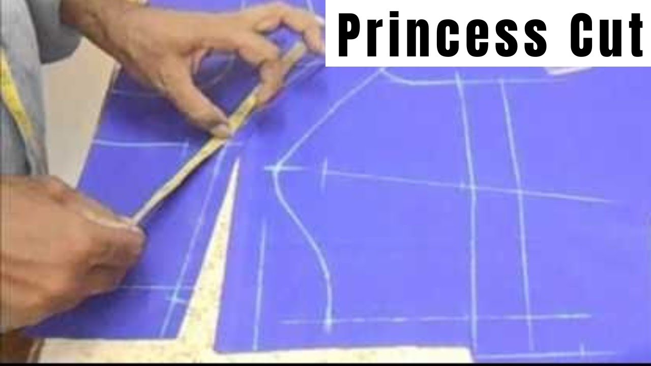 कम कपड़े मे Princess cut Top measurement, cutting & stitching step by ...