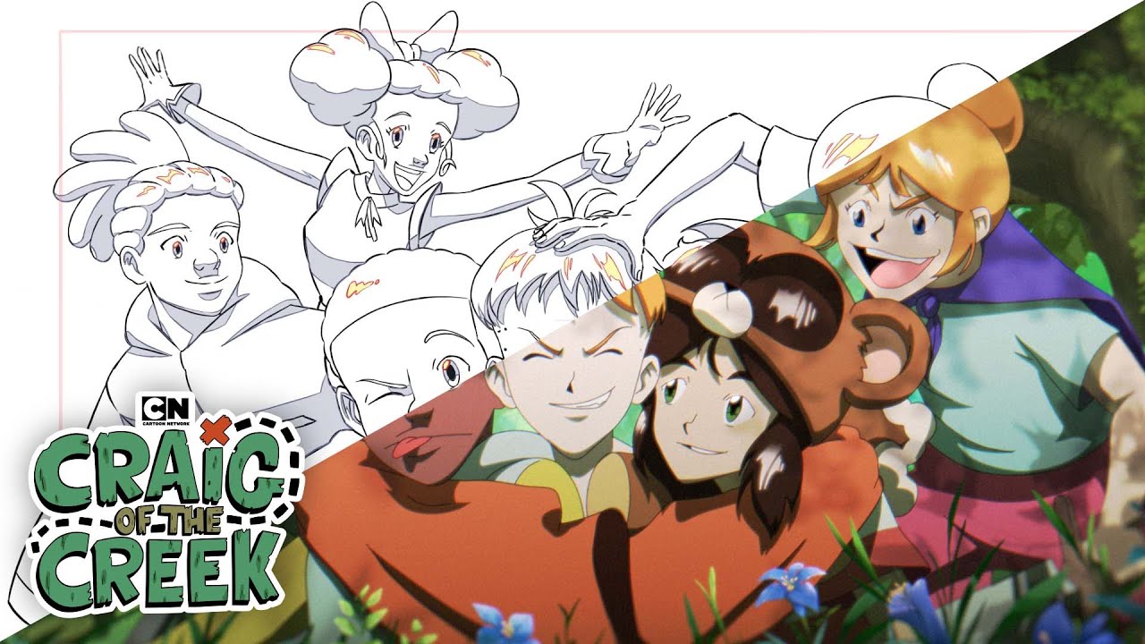 Anime Theme Song: Rough vs Final Animation | Craig of the Creek ...