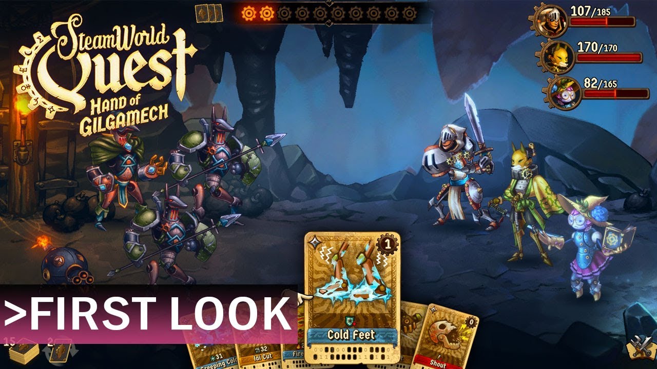 I LOVE THIS!! | SteamWorld Quest (Switch) - First Look - YouTube