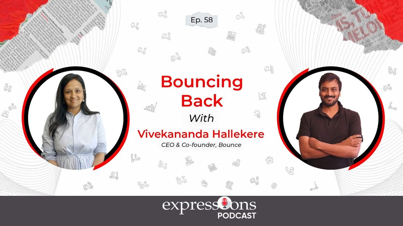 Bouncing Back | Vivekananda Hallekere, co-founder and CEO of Bounce | Expressions Podcast - YouTube