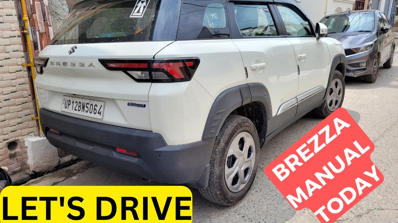 DRIVING BREZZA MANUAL AFTER FRONX AMT 🙃 - YouTube