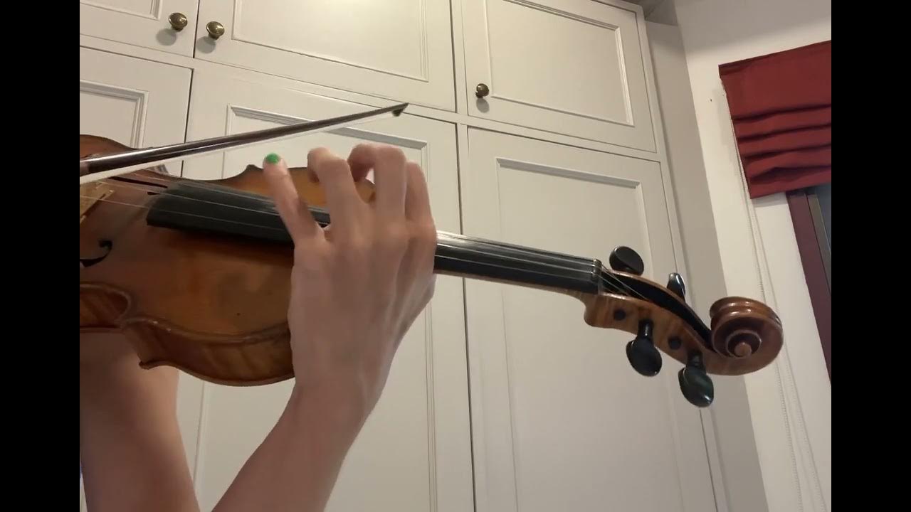 Г.Шрадик, Упражнение для скрипки 16, H.Shradieck Finger exercises 16 ...