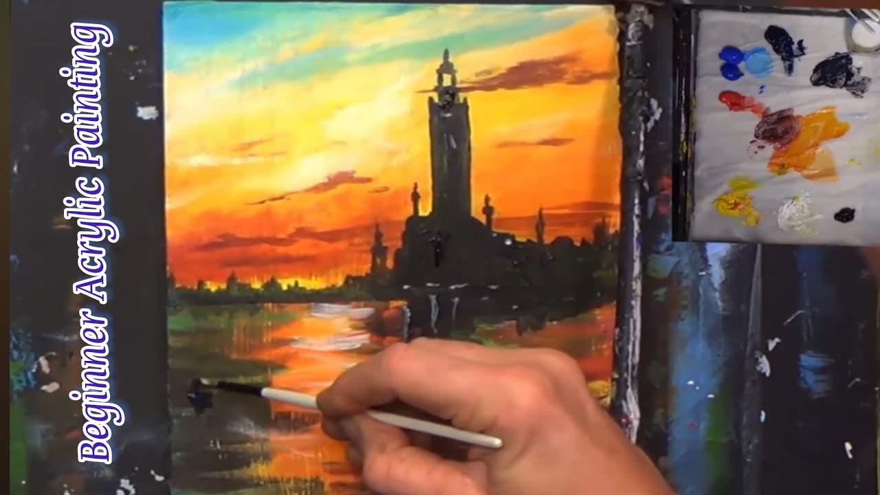 Acrylic painting fun decorative art project step by step learn to paint ...