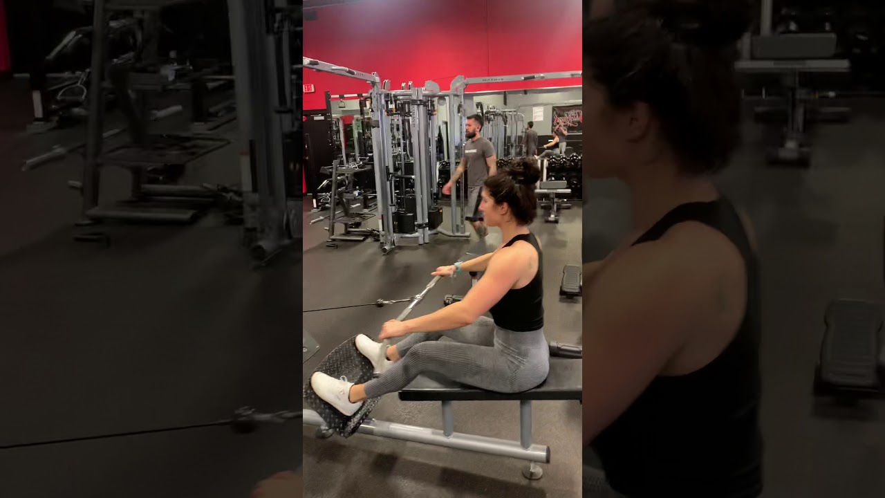 High Elbow / Wide Grip Seated Row - YouTube