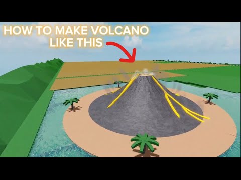 (Old) How To Make A Volcano! (Theme Park Tycoon 2) - YouTube