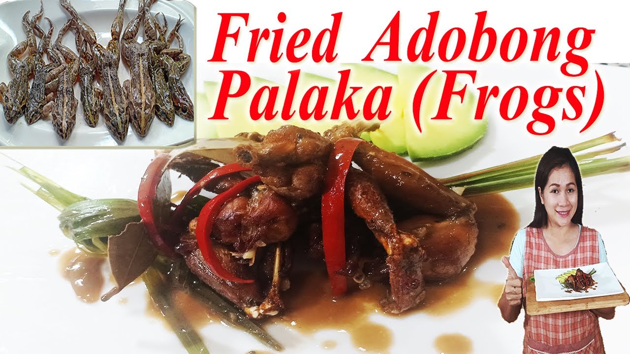 Fried Adobong Palaka (Frogs exotic delicacy) - YouTube
