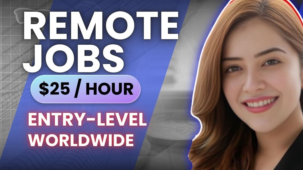5 Fully Remote Jobs Entry-Level Worldwide - Make $20 Per Hour - YouTube
