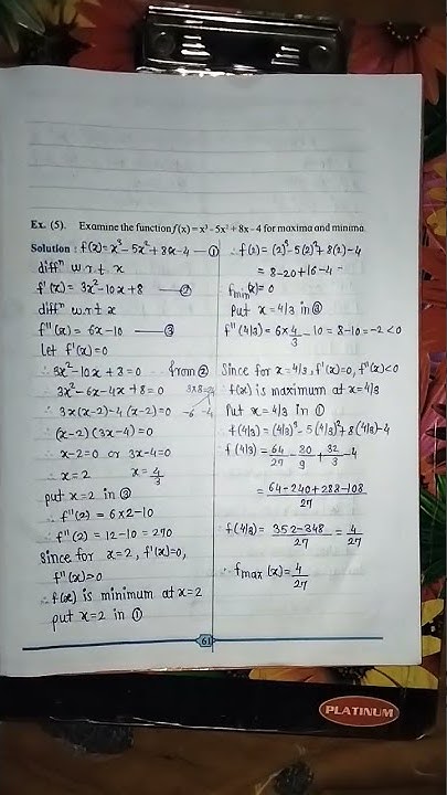 12th math practical no.10 ||application of derivative -2nd #shorts #math #bts - YouTube