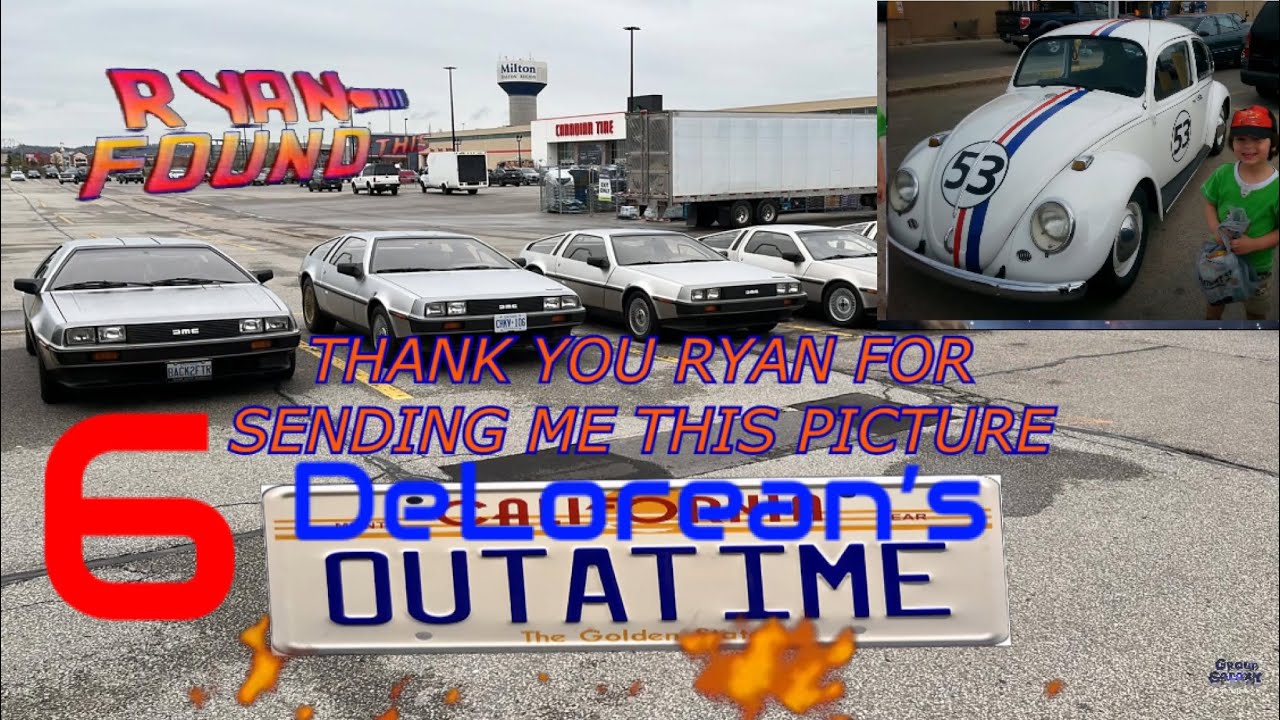 Ryan sees a DeLorean car meet and I seen a Herbie years ago / friends ...