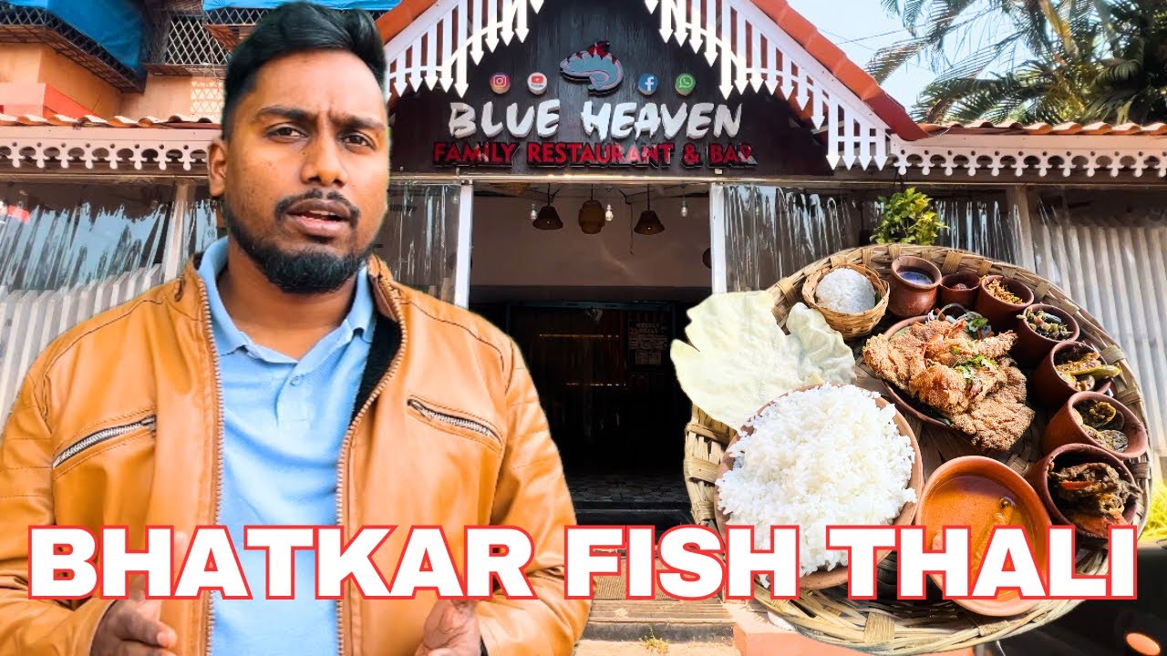 Blue Heaven Restaurant Bhatkar Fish Thali Margao | Goykar Life - YouTube
