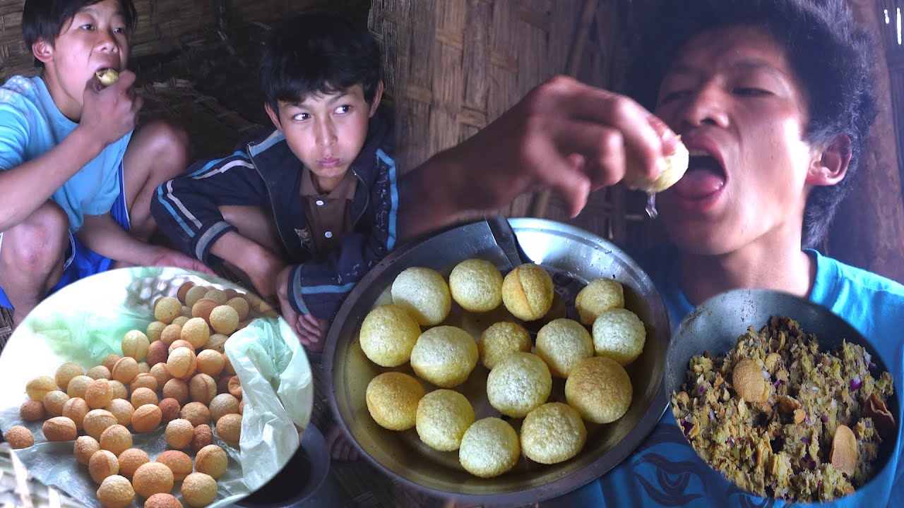 Making PANI PURI and enjoying with guests || Yummy panipuri having ...
