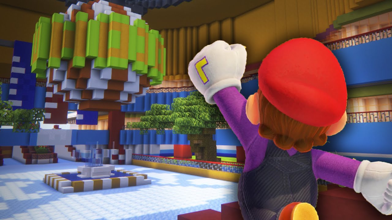 Mario Hide n Seek in a Giant Mall - YouTube