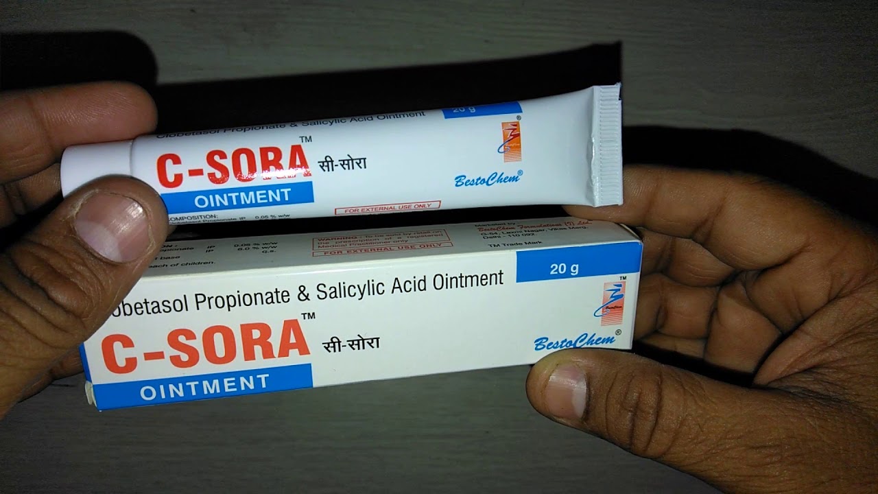 C SORA Ointment full details & review Treatment of Eczema & Psoriasis ...