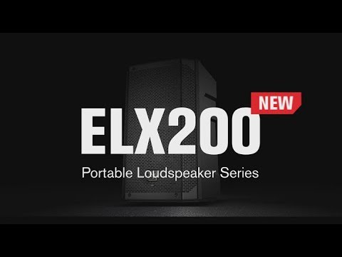 Electro Voice ELX200 Portable Loudspeaker Series First Look - YouTube