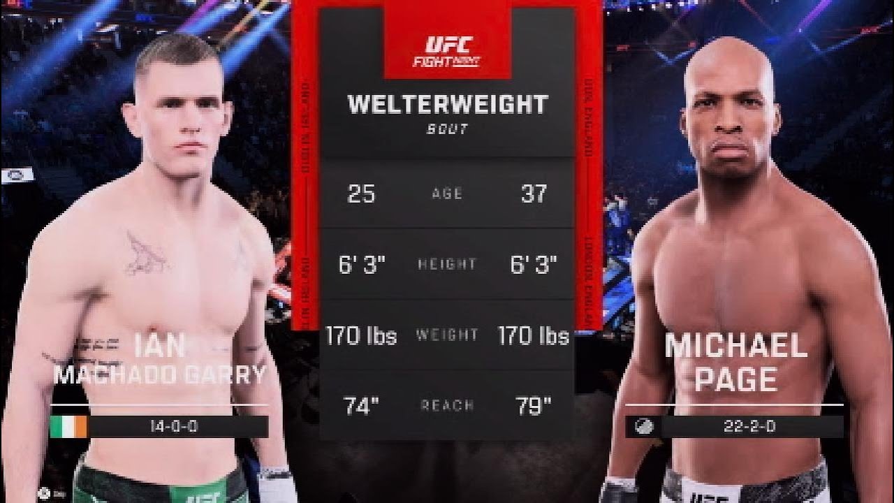 Ian Machado Garry vs Michael Page | UFC 303 Middleweight Bout {UFC5 ...