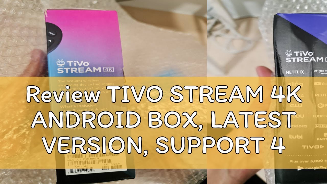 Review TIVO STREAM 4K ANDROID BOX, LATEST VERSION, SUPPORT 4K, READY ...