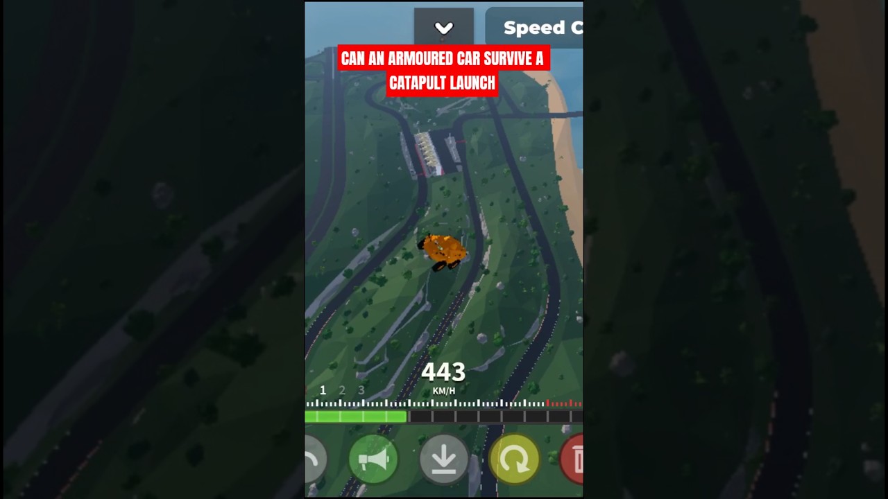 Can an armoured car survive a catapult launch - YouTube