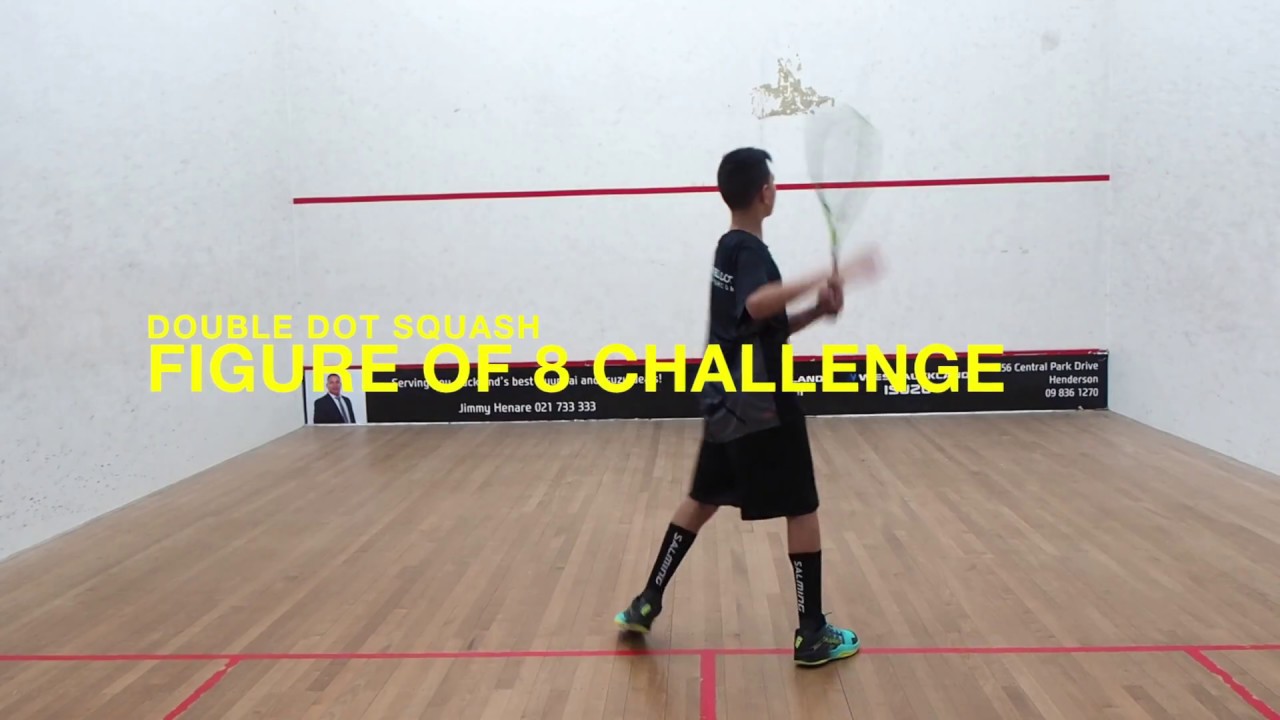 Squash Figure of 8s Volley Challenge - YouTube