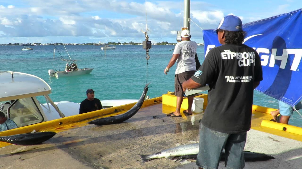 Majuro fishing contest - YouTube