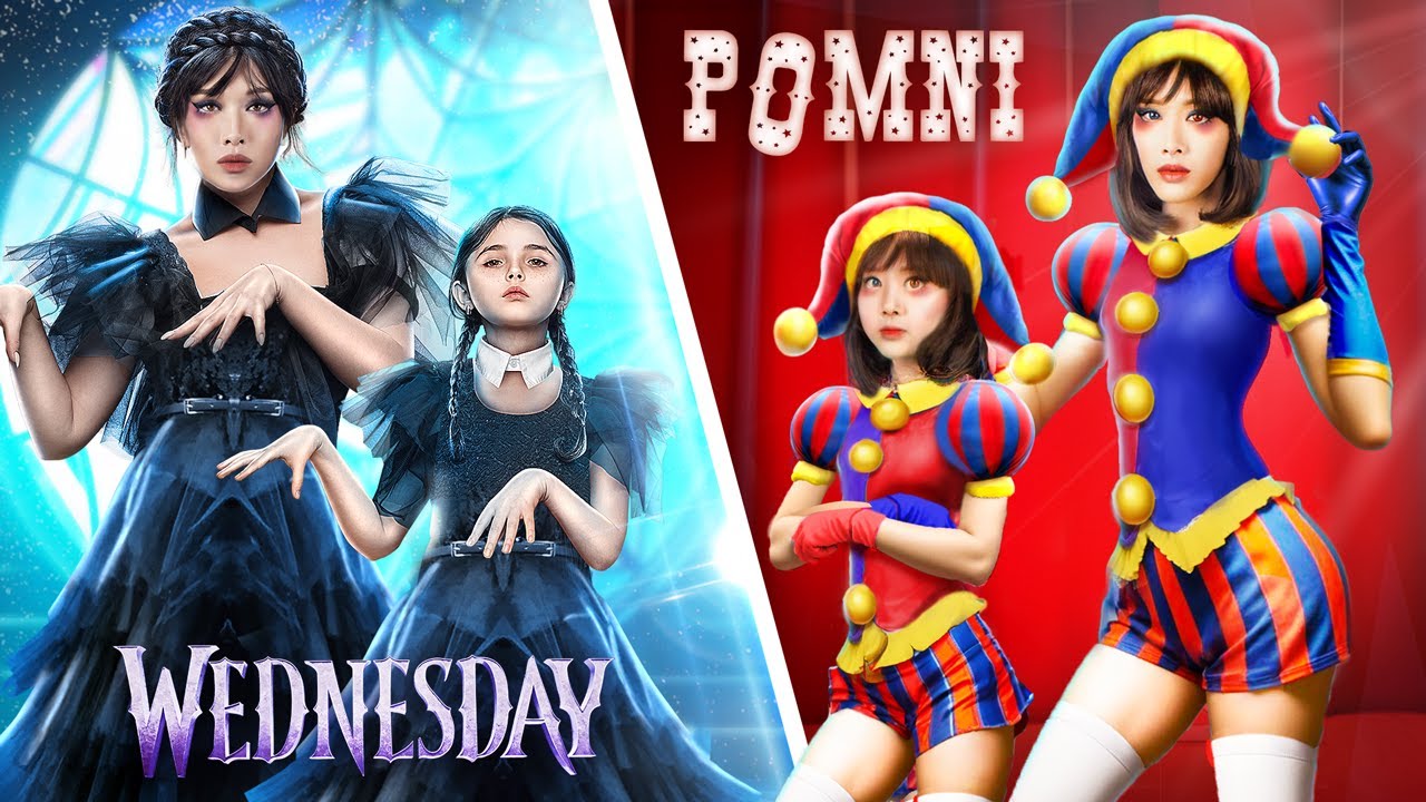 Barbie vs Wednesday Addams / 30 Barkács Babáknak - YouTube