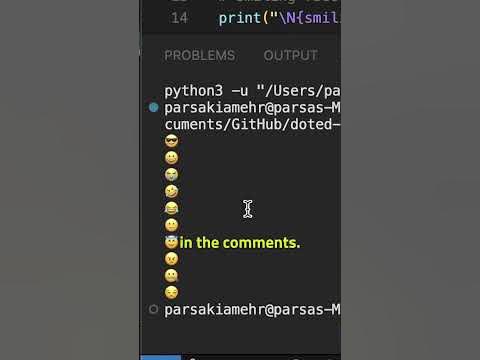How to create an emoji in python | #python - YouTube