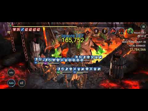 Full auto 1 key all affinities, 200 million damage. infinty chaos team ...