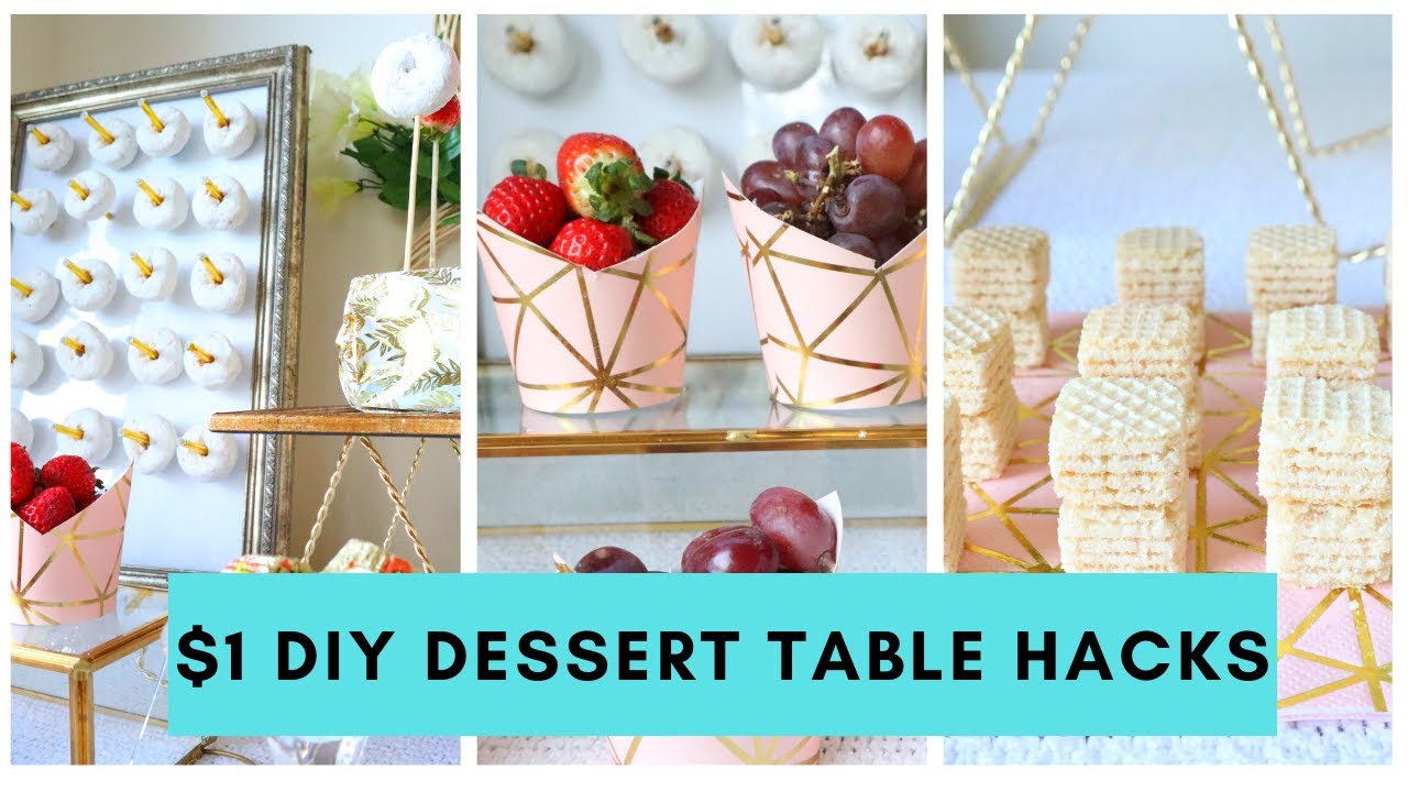 1 GENIUS Dessert Table Hacks Dollar Tree DIY YouTube 1-genius-dessert-table-hacks-dollar-tree-diy-youtube