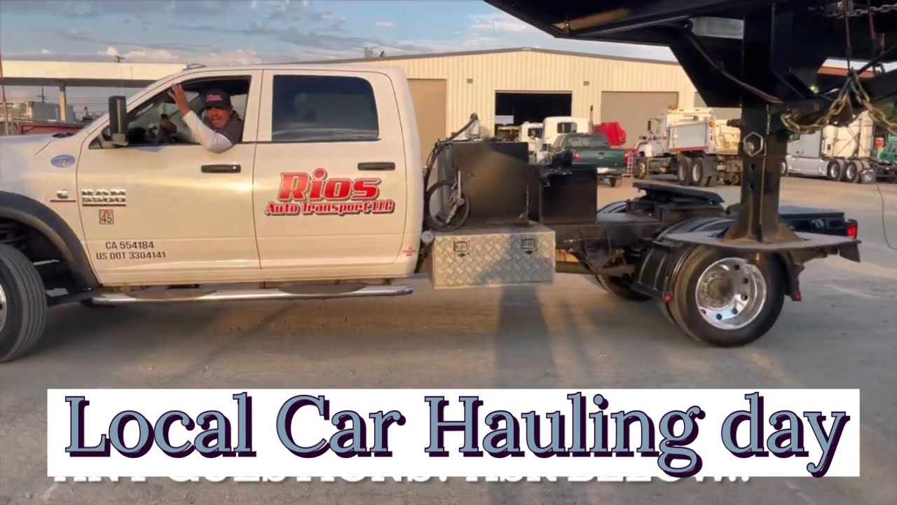 6 car transport day!! Loading, unloading explaining who, what, why ...