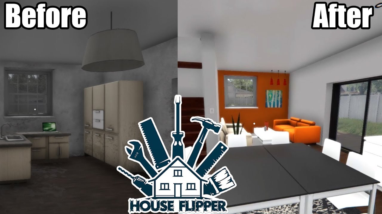 House Flipper - Bought My first House - FINISHED house, quick TOUR - No Commentary - YouTube