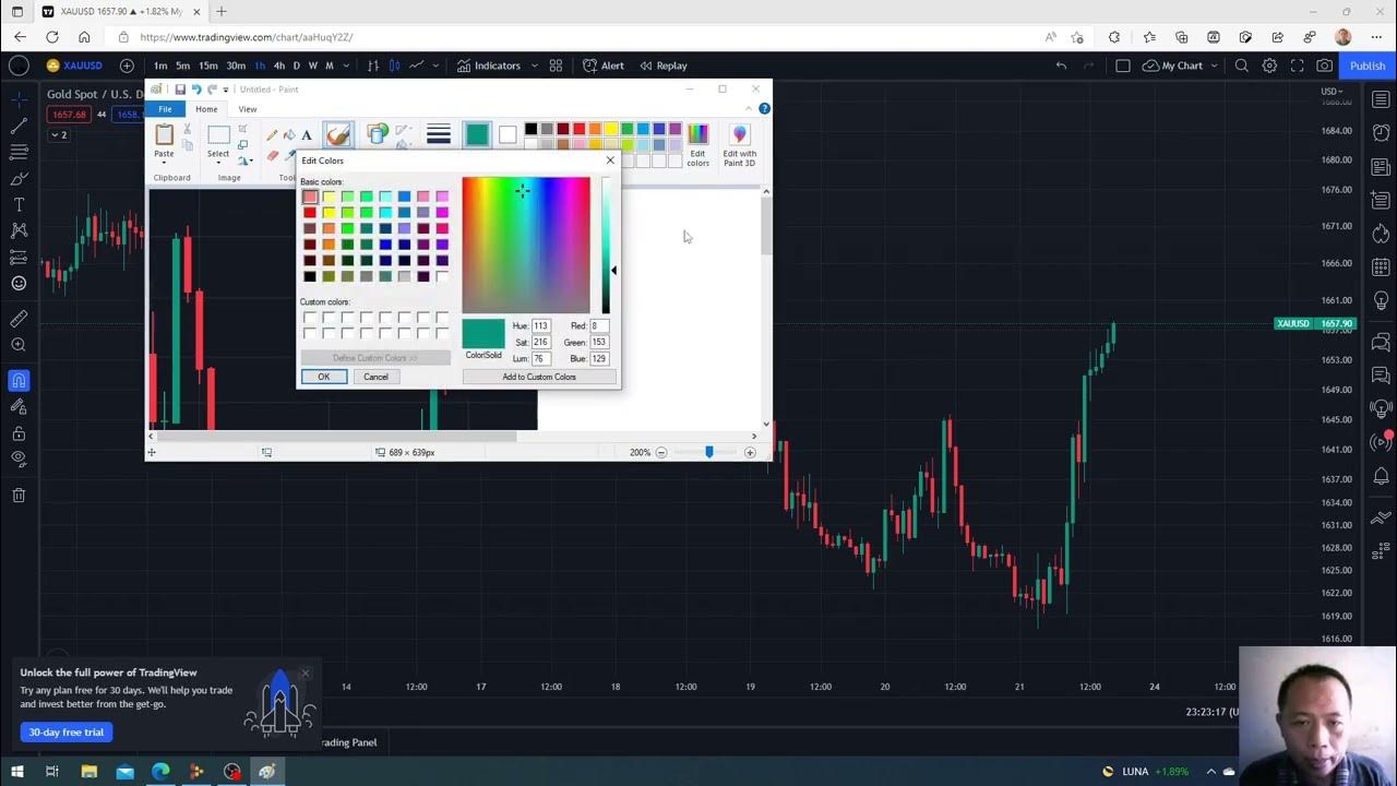 Customized Color Scheme di Meta Trader 5 - YouTube