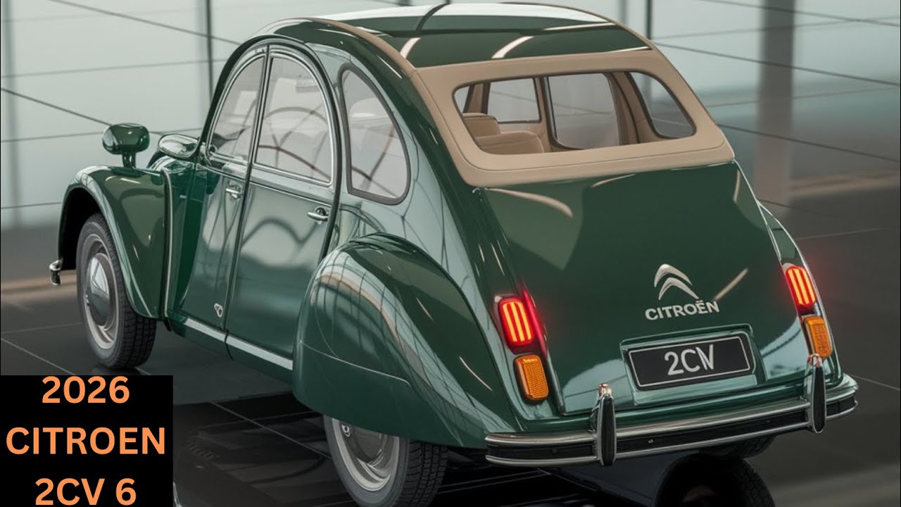 New 2026 Citroën 2CV 6 – Specs, Design, and First Impressions - YouTube