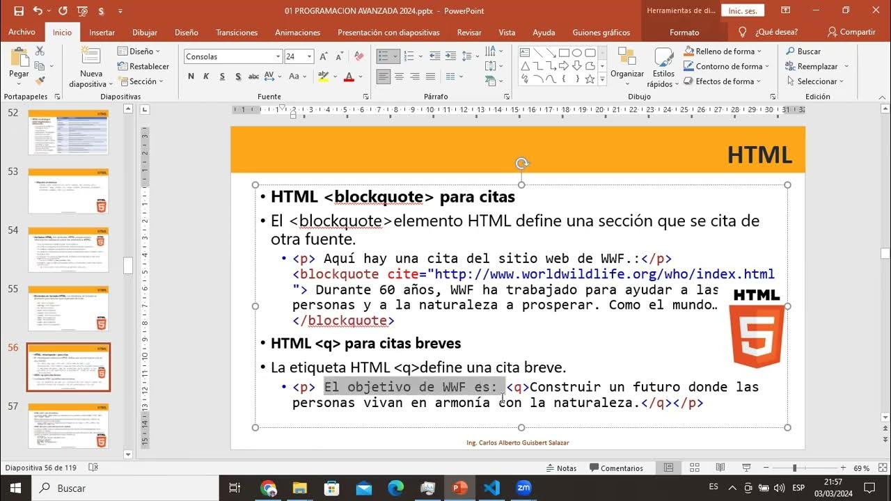 Programación Web con HTML5, CSS3 parte 02 - YouTube