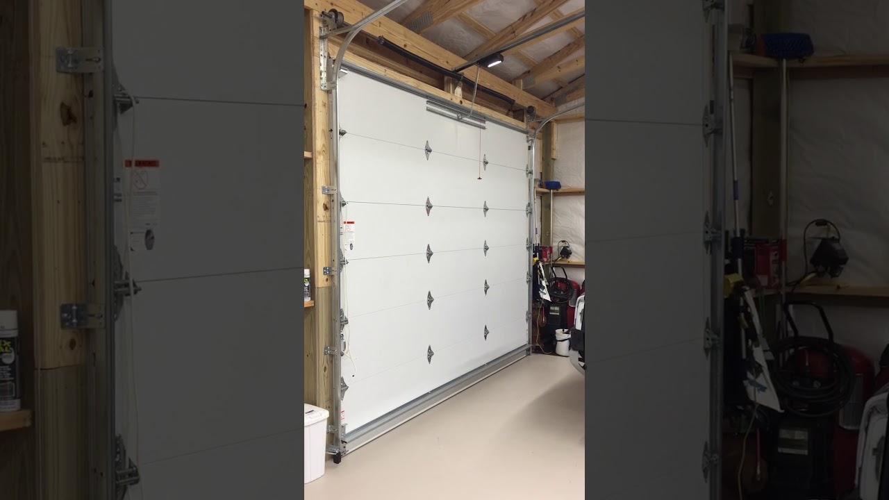 Sommer Evo+ 2060 Garage Door Opener on 12’x10’ CHI 2283 with 4/12 Roof ...