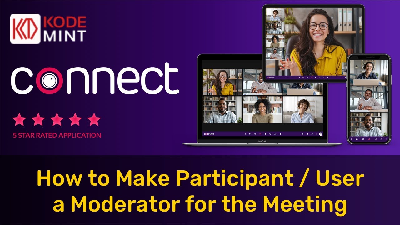 Connect - How to Make Participant / User a Moderator for the Meeting ...