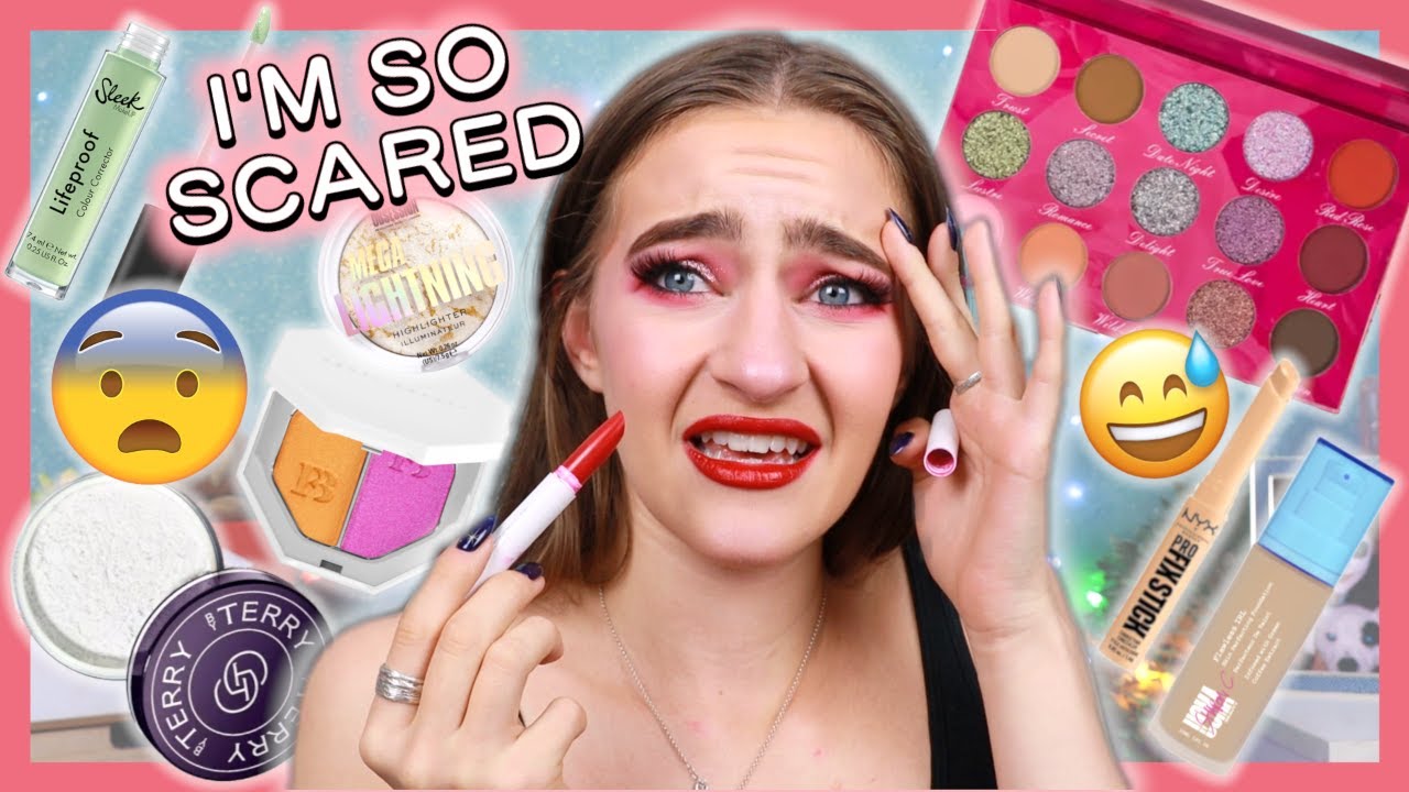 This Makeup Terrifies Me... So Let's Face Our Fears!! (GRWM) - YouTube