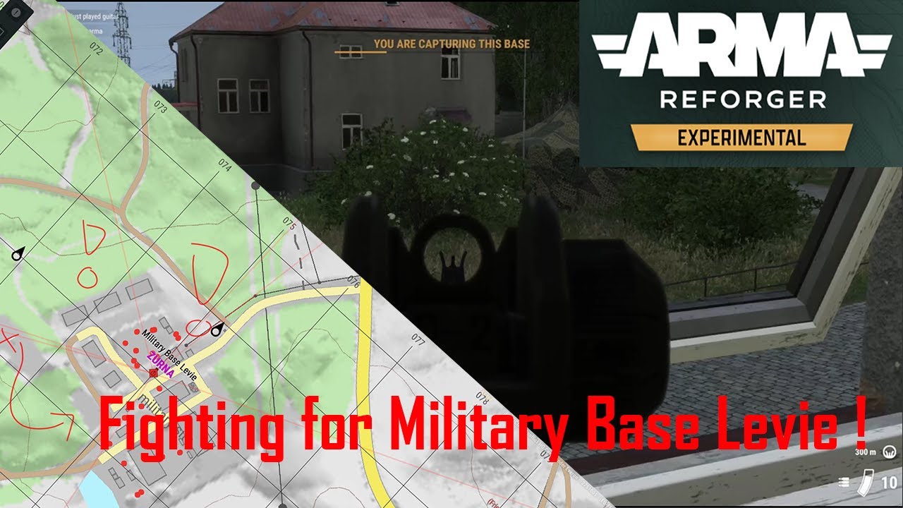 Fighting for Military Base Levie in Arma Reforger (Experimental) - YouTube