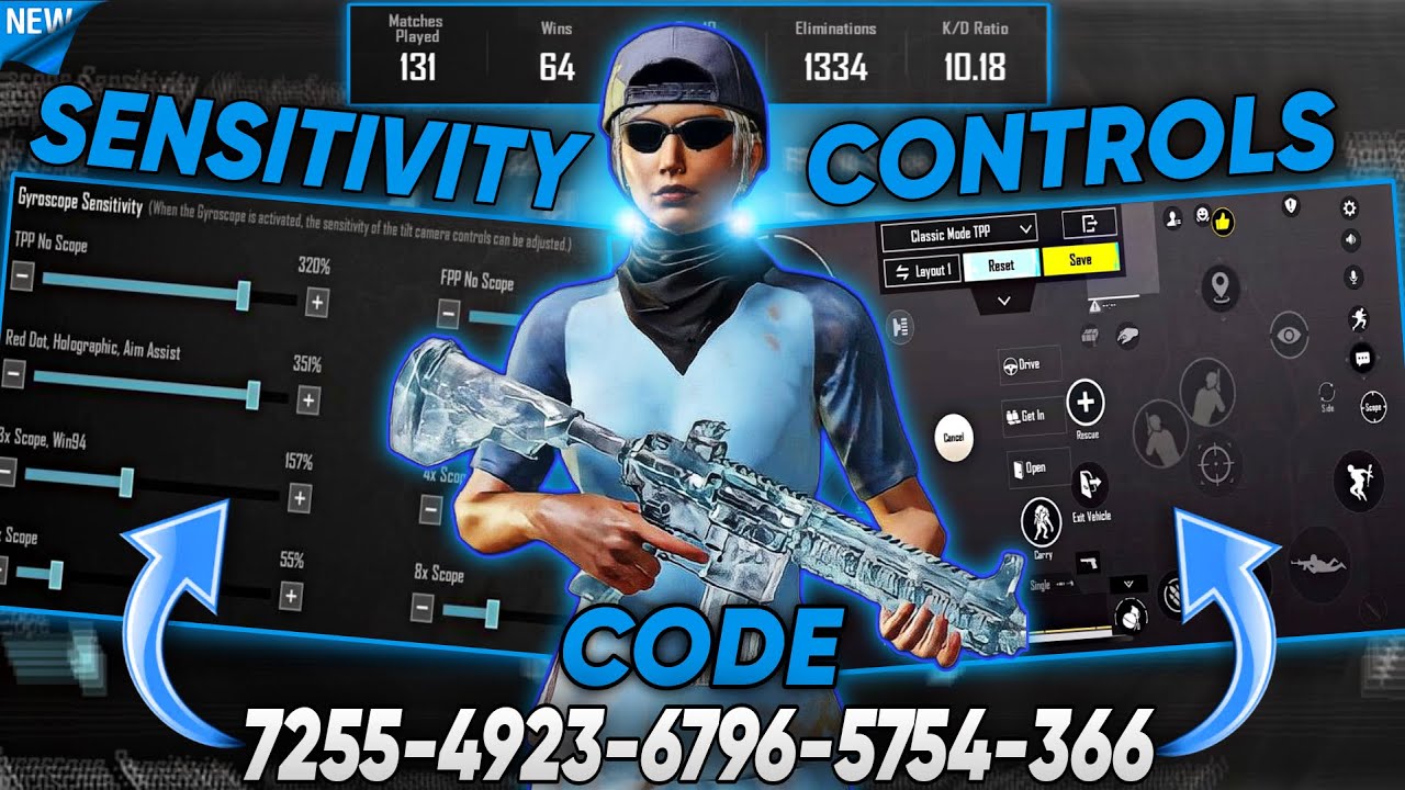 2.7🔥New Best Sensitivity Settings For Pubg Mobile | Sensitivity ...