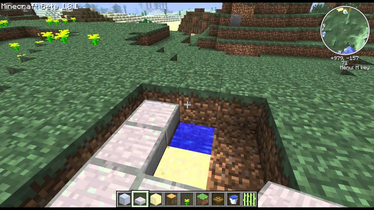 Minecraft Planter Decoration Ideas - YouTube