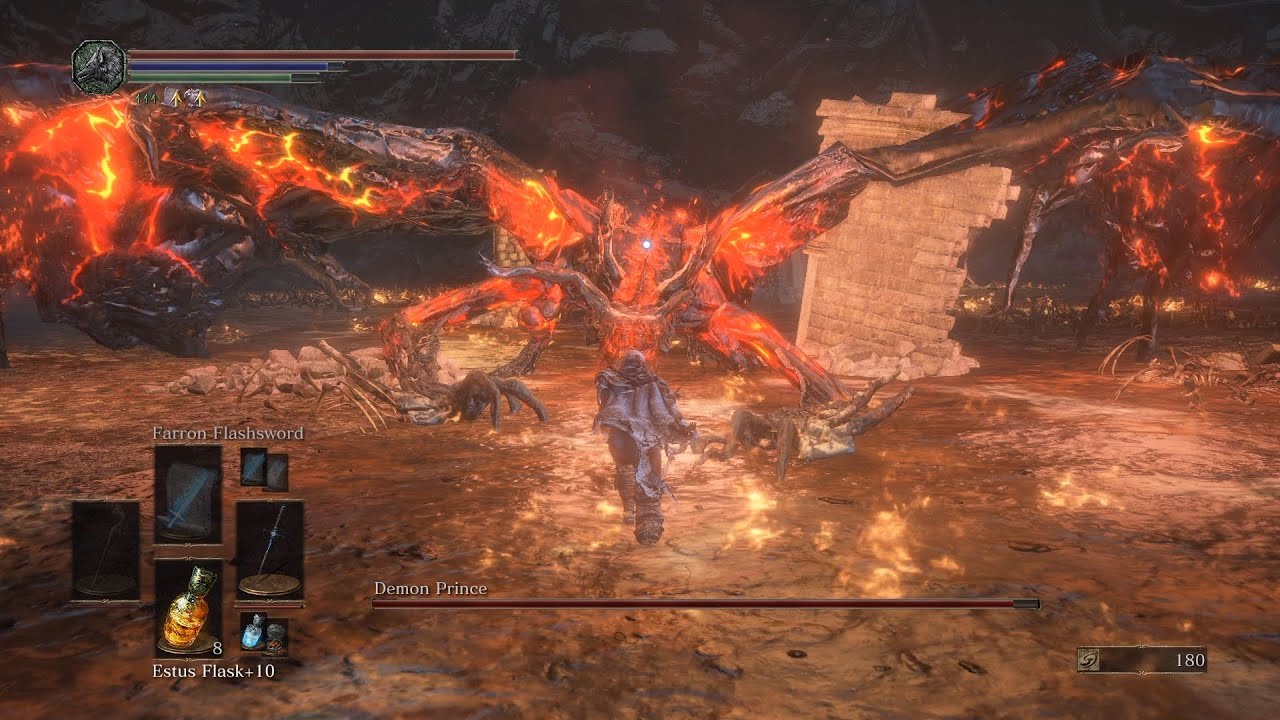 Dark Souls 3: Demon Prince (Demon in Pain) [Spellblade Build] - YouTube
