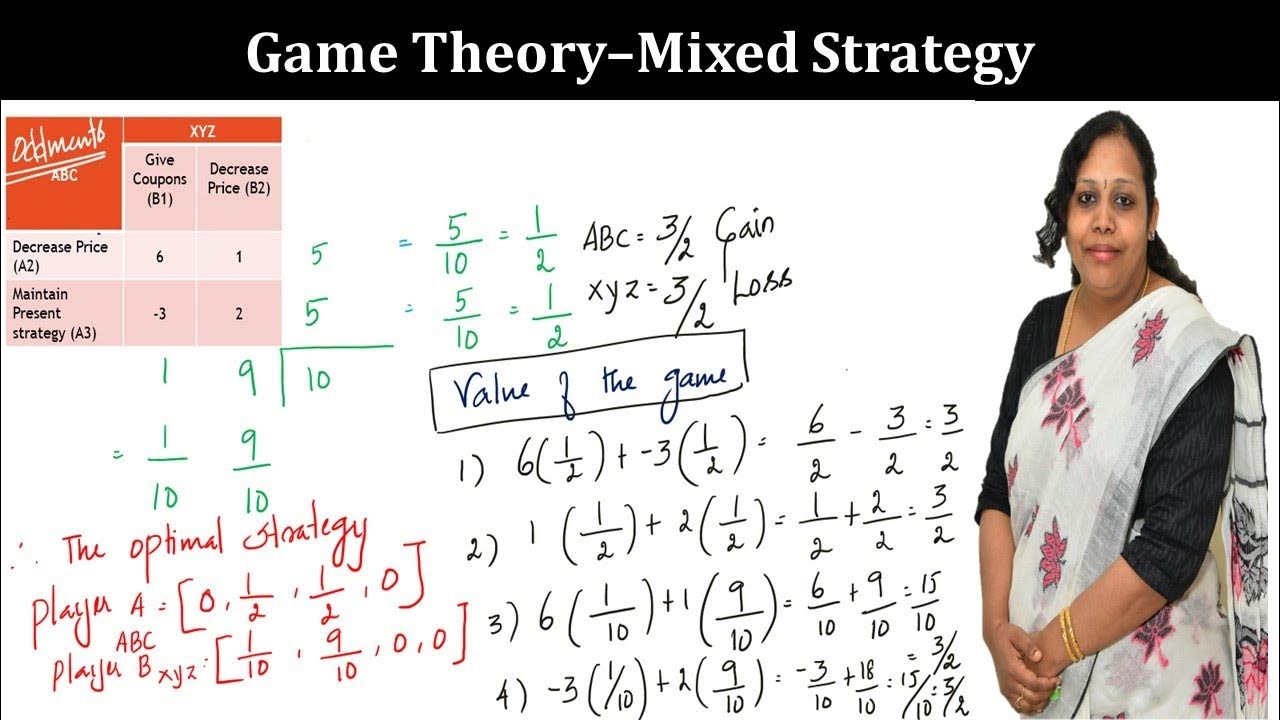 Game Theory- Mixed strategy - YouTube