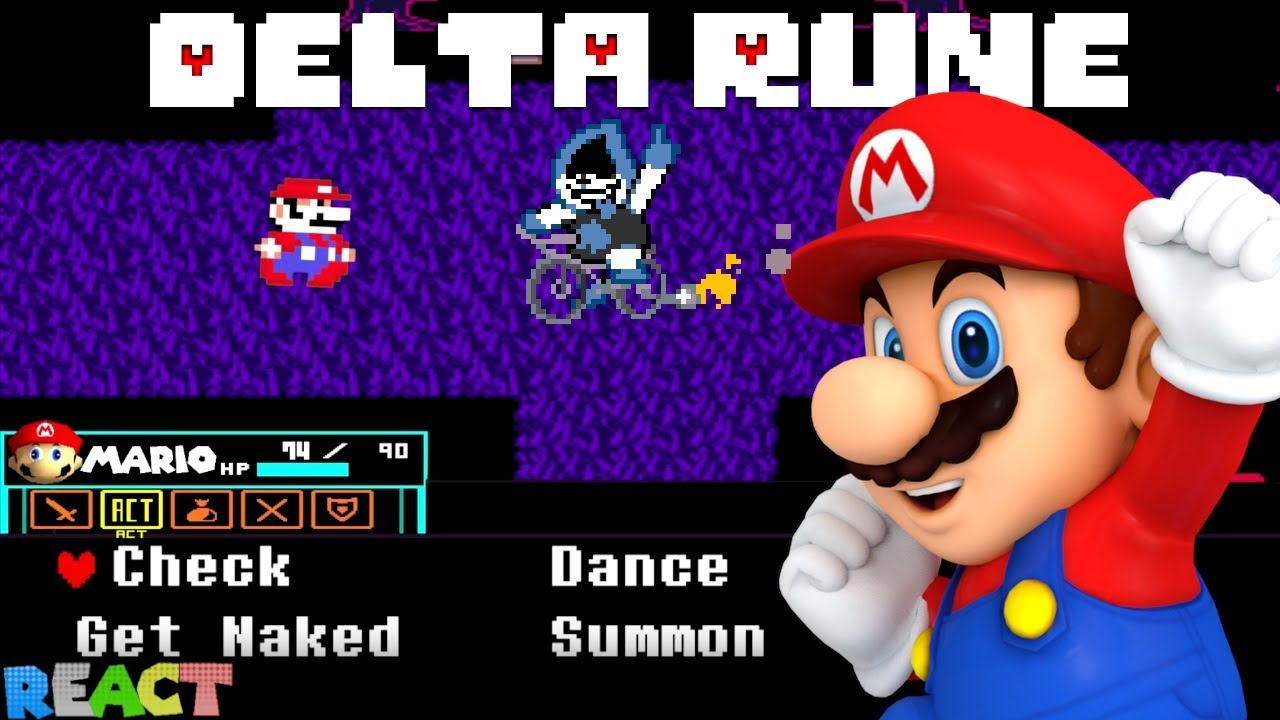 PLAYING AS MARIO IN DELTARUNE - IF MARIO WAS IN DELTARUNE by SMG4 ...