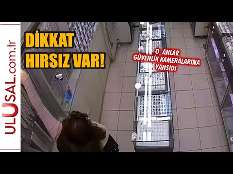 Dikkat hırsız var! 135 bin lira değerindeki takı yakalandı